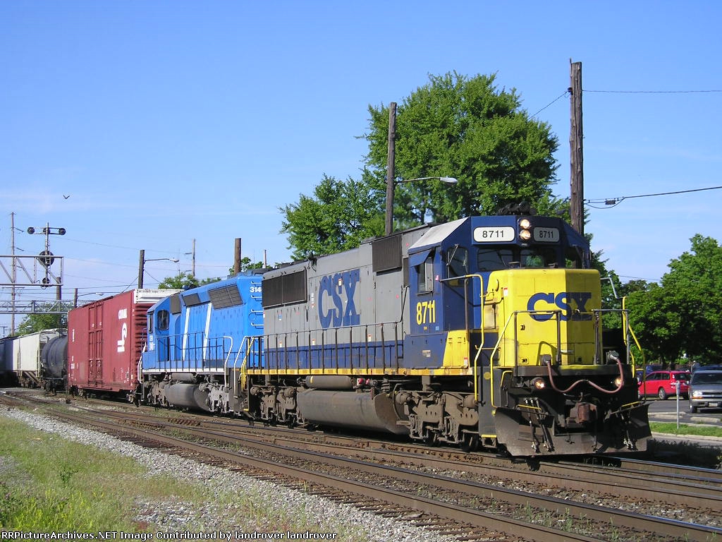 CSXT 8711 On CSX 507 Southbound At Butler St
